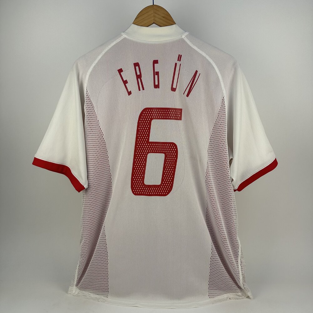 #6 Ergun Penbe Turkey 2002 Away (L) - Istanbul Football Shirts